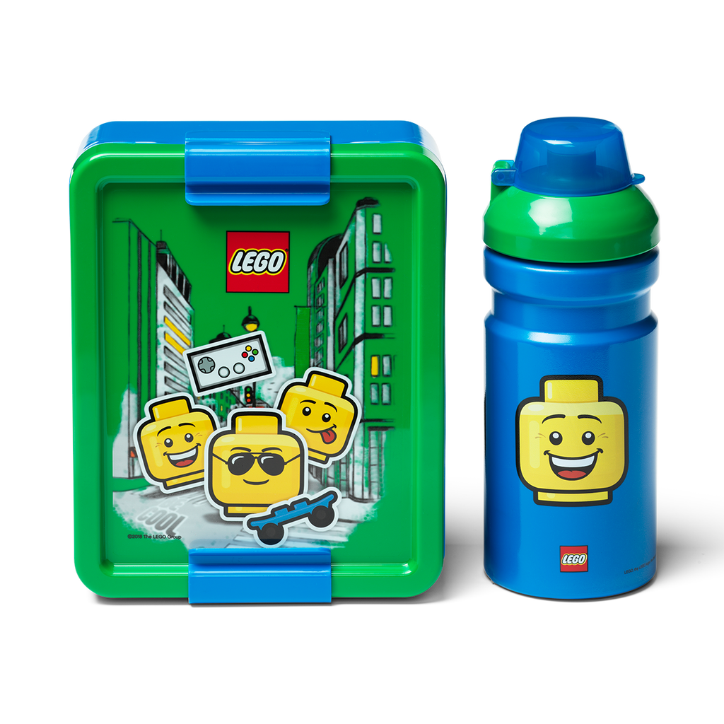 LEGO Lunch Set - Iconic Boy - Bộ Hộp Cơm và Bình Nước LEGO – My Hobby