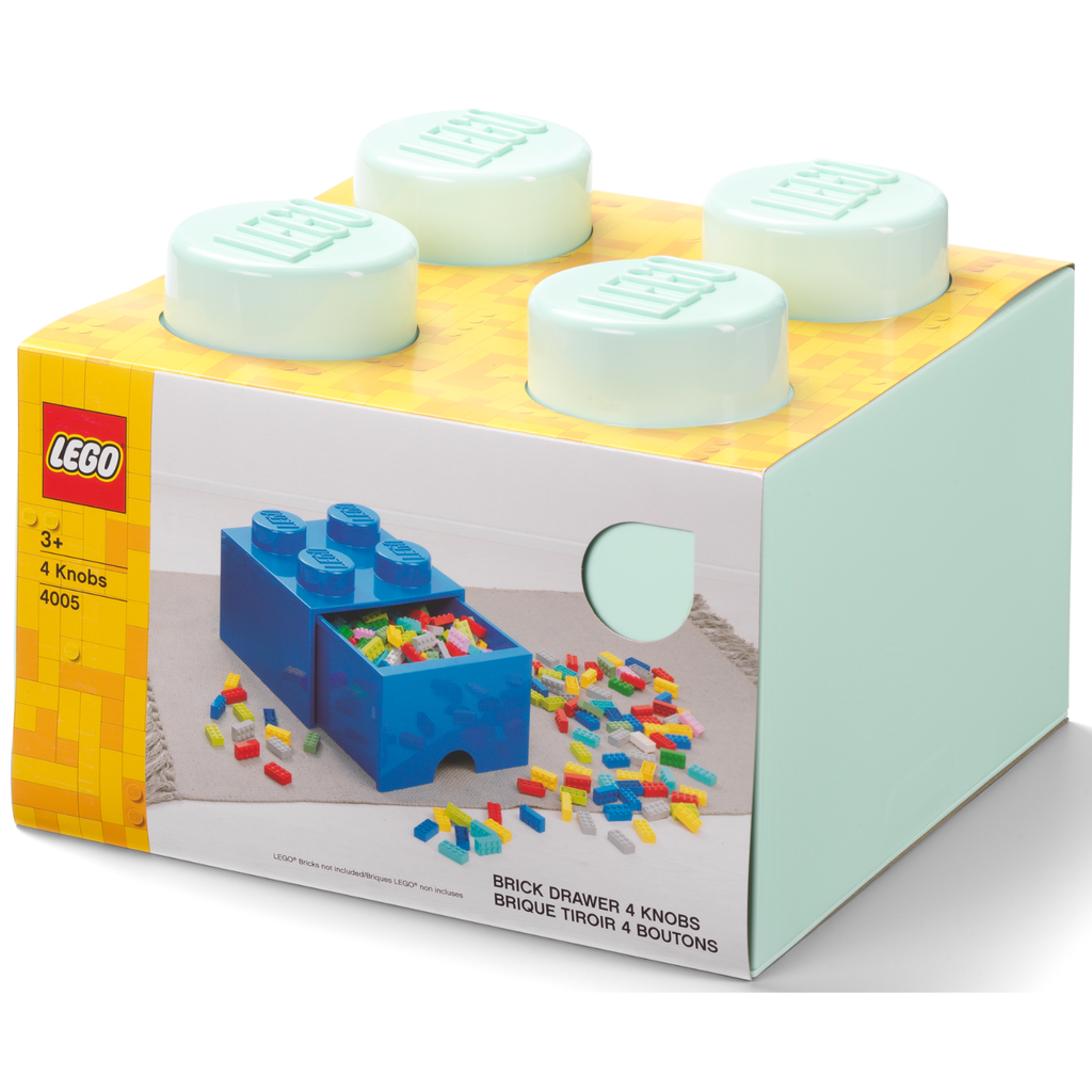 LEGO Brick Drawer 4 - Aqua – My Hobby