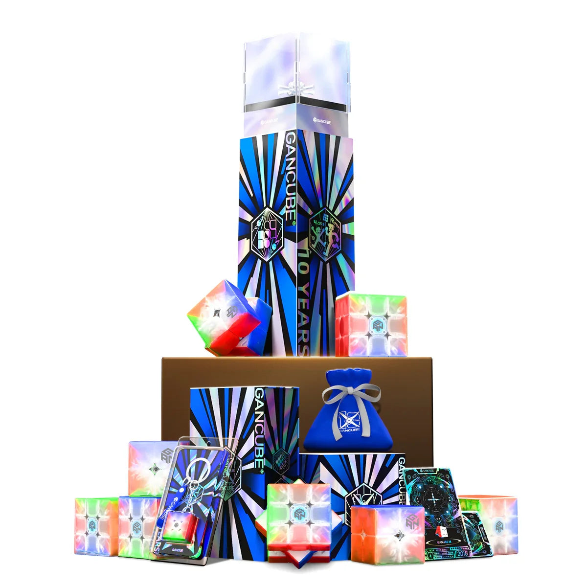 GANCUBE Ten Years Set Collection - Bộ Sưu Tập Rubik Kỷ Niệm 10 Năm - G ...