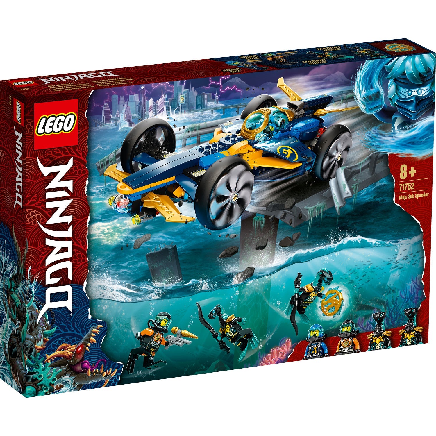 LEGO® NINJAGO® Ninja Sub Speeder - Đồ chơi lắp ráp Xe và Tàu ngầm Ninj ...